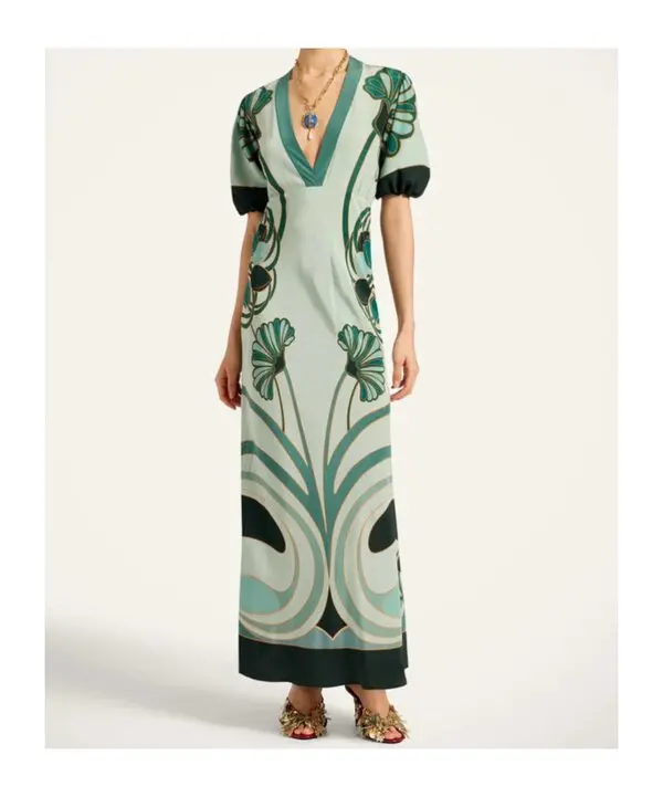 La DoubleJ Marlene Maxi Dress - Green