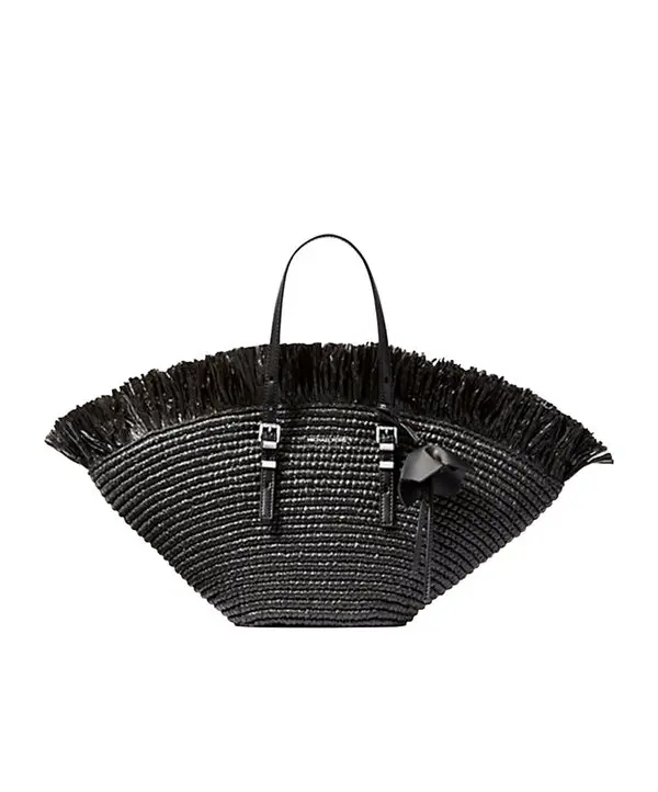 Michael Kors Large Tote Bag With Fringe And Tassel Detail