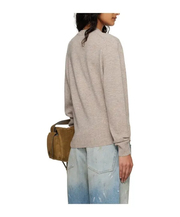 Acne Studios Crew Neck Long-sleeved Sweater - Nude