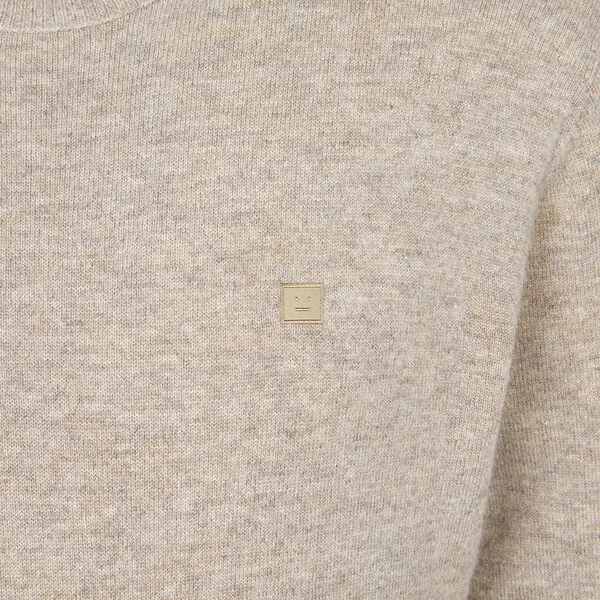 Acne Studios Crew Neck Long-sleeved Sweater - Nude