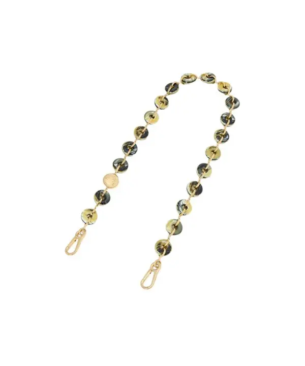 Loewe Donut Chain With Anagram Pebble Pendant - Nude