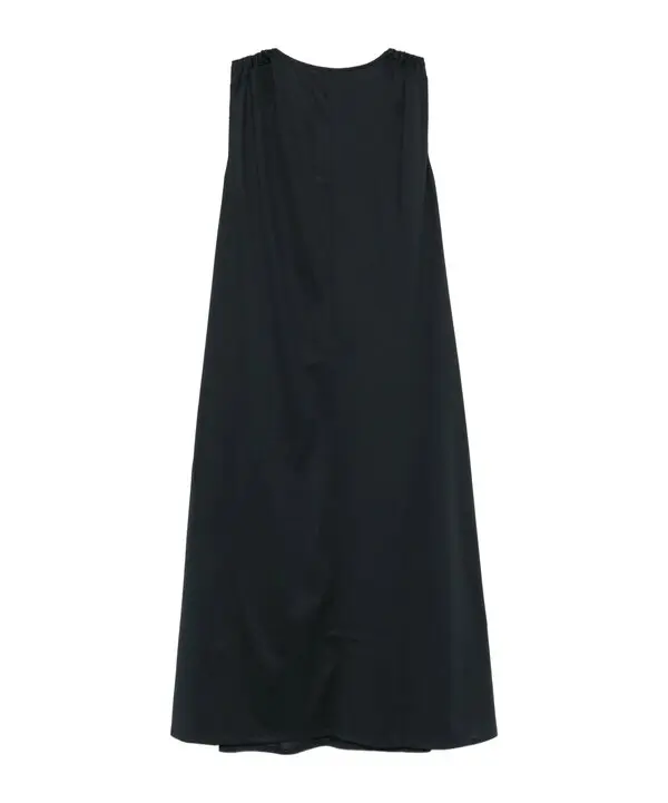 Soeur Sleeveless Dress With Flared Hem And Pleated Detail