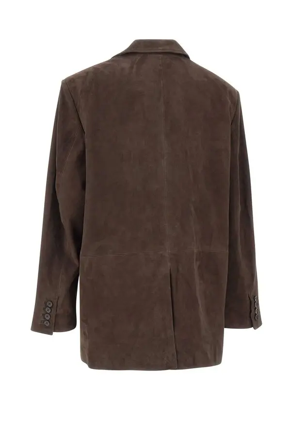 ROTATE BY BIRGER CHRISTENSEN Suede Blazer