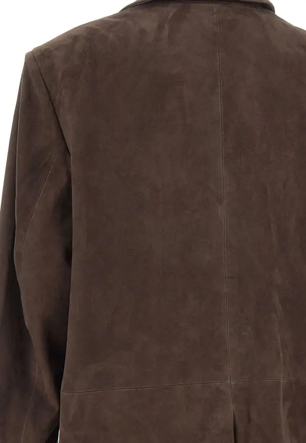 ROTATE BY BIRGER CHRISTENSEN Suede Blazer