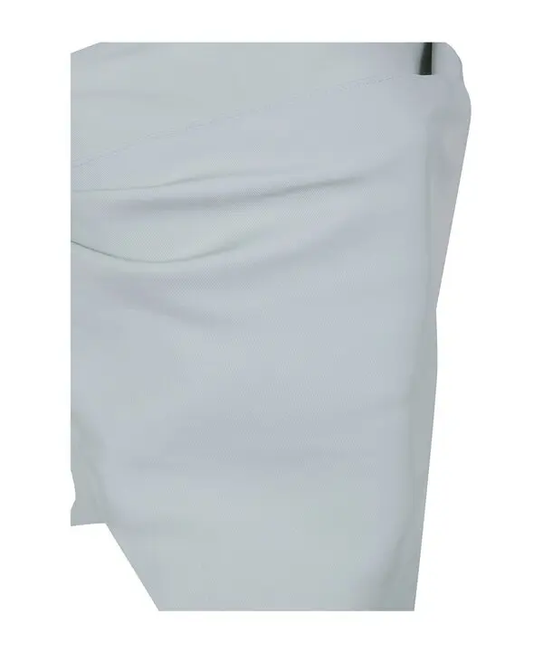 Alberta Ferretti Sleeveless Pleated Foulard Top