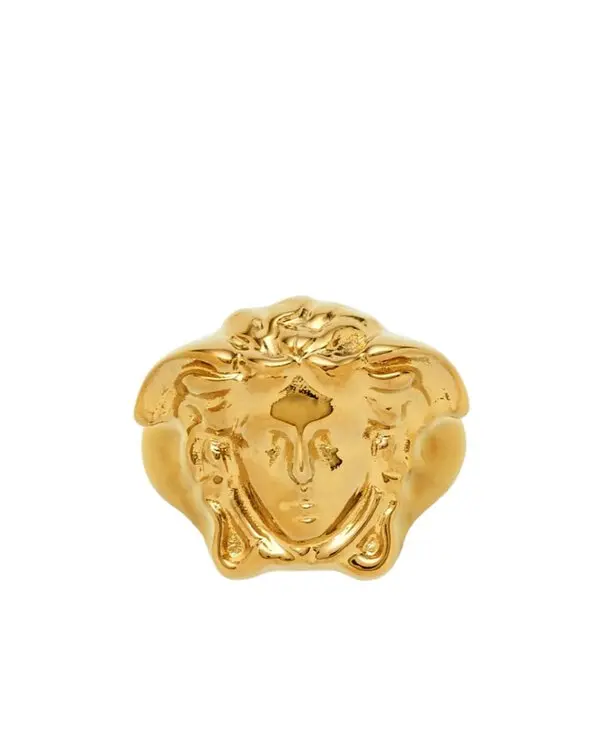 Versace La Medusa Head Ring - Yellow