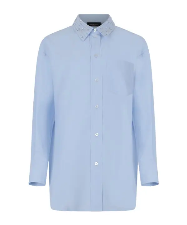 Fabiana Filippi Embellished Collar Shirt