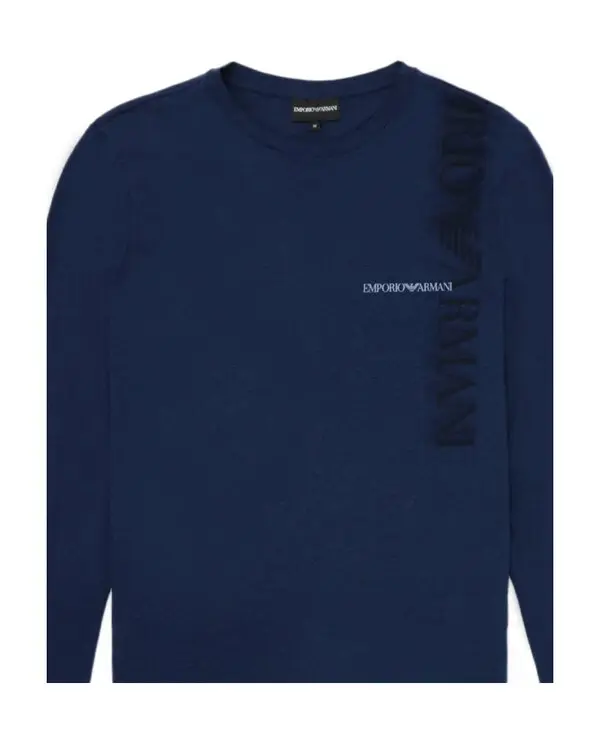 Emporio Armani Logo Embroidered T-shirt