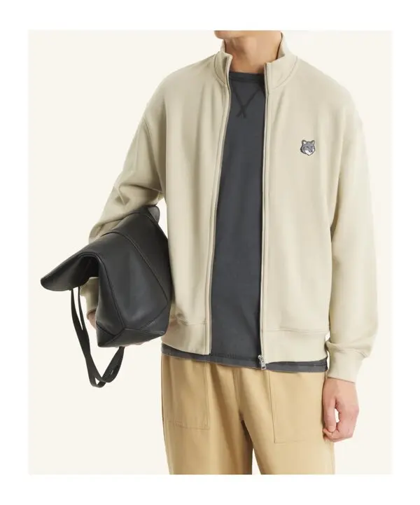Maison Kitsuné Fox Patch Zip Sweatshirt