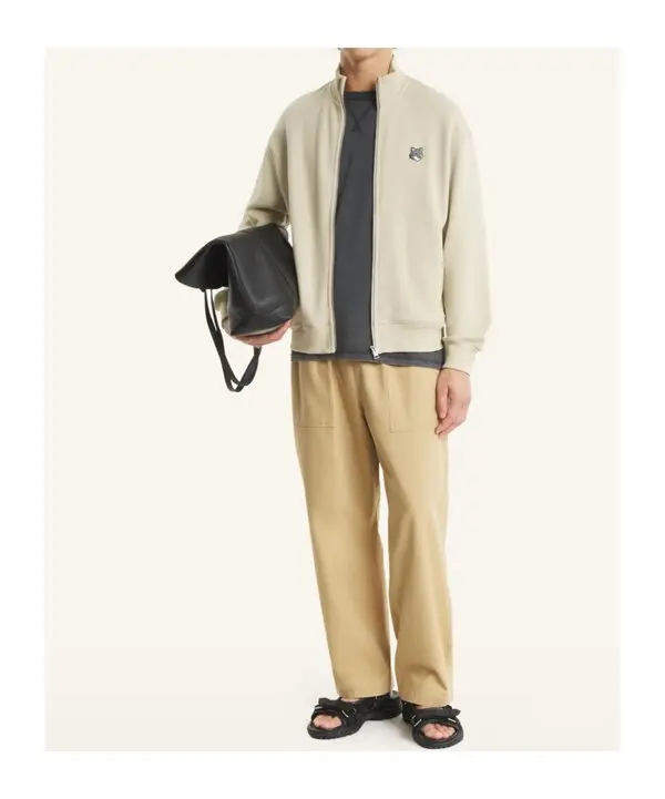 Maison Kitsuné Fox Patch Zip Sweatshirt