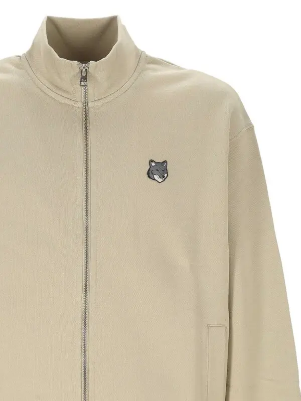 Maison Kitsuné Fox Patch Zip Sweatshirt