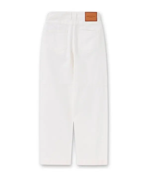 WOOYOUNGMI Logo Patch Panelled Trousers