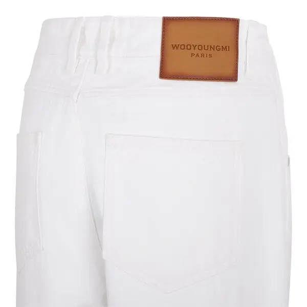 WOOYOUNGMI Logo Patch Panelled Trousers
