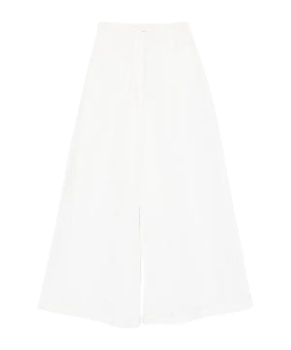 FORTE_FORTE Dot Trousers - White
