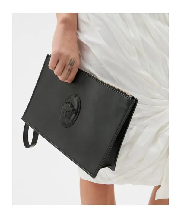 Versace Lou Zipped Pouch