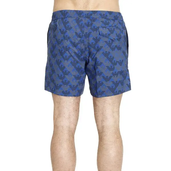 EA7 Logo Detail Shorts - Blue