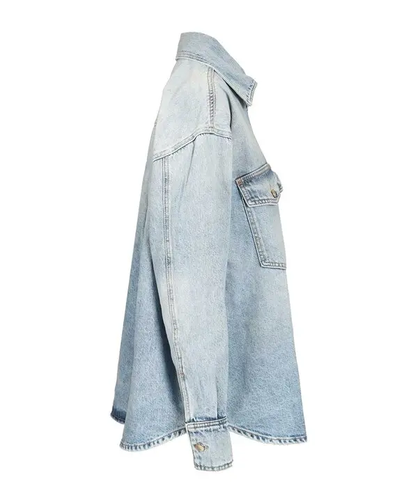 ICON DENIM LOS ANGELES Oversize Denim Shirt