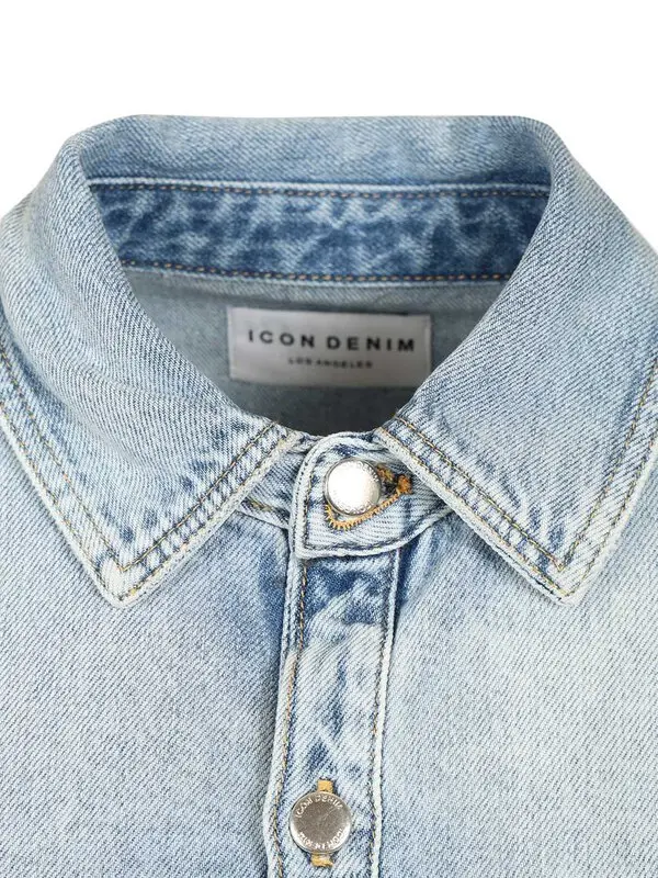 ICON DENIM LOS ANGELES Oversize Denim Shirt