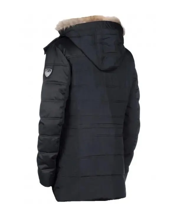 Emporio Armani Down Jacket With Fur Trimmed Hood