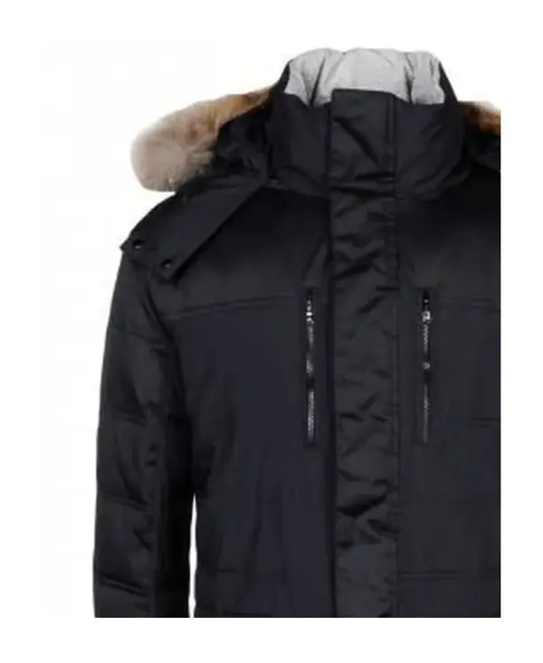 Emporio Armani Down Jacket With Fur Trimmed Hood