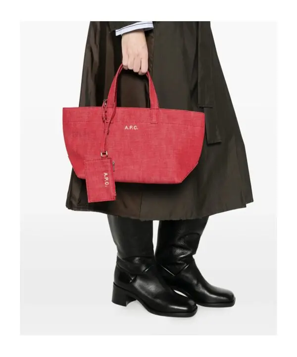 A.p.c. Le Drummer Mini Tote Bag With Zipper Closure