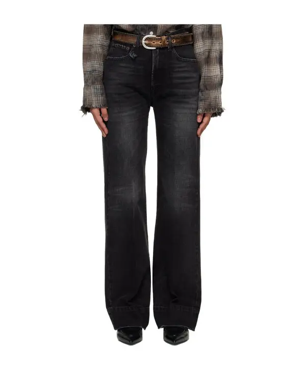 R13 Pauline Belt Loop Jeans