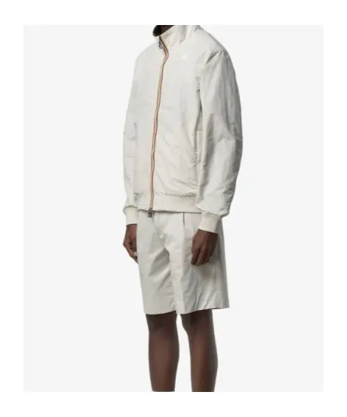 K-WAY Arsene Reversible Bomber Jacket - Gray