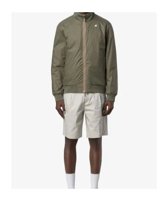 K-WAY Arsene Reversible Bomber Jacket - Gray