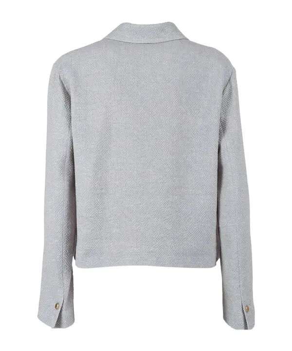 CIRCOLO 1901 Pointed Collar Jacket - Gray