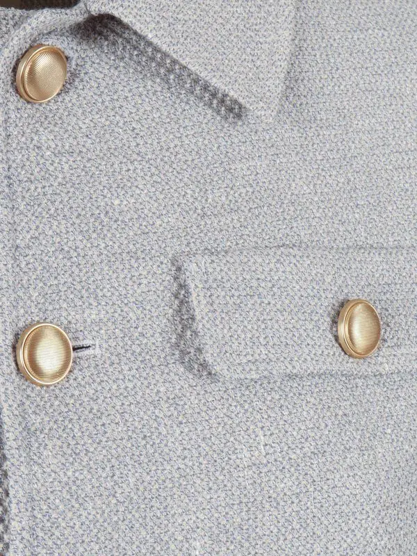 CIRCOLO 1901 Pointed Collar Jacket - Gray