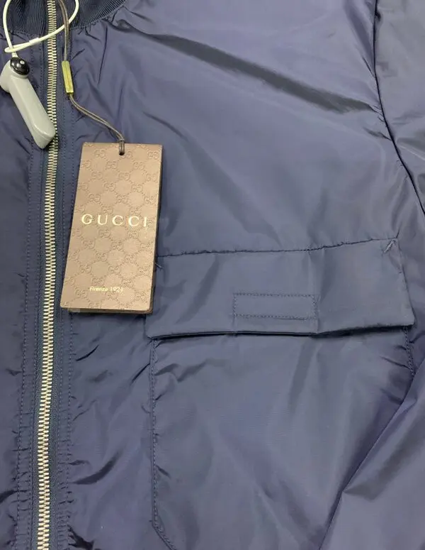 Gucci Logo Casual Jacket - Blue