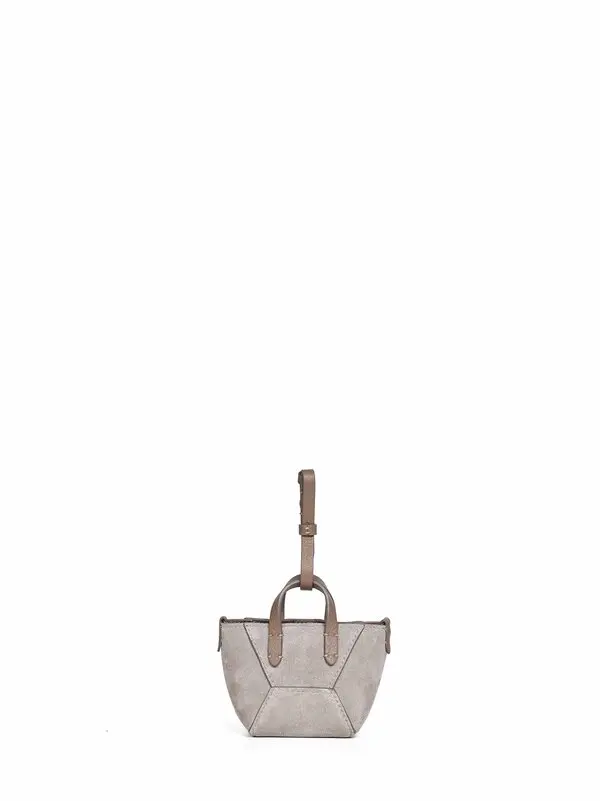 Brunello Cucinelli Duo Micro Bag - Nude