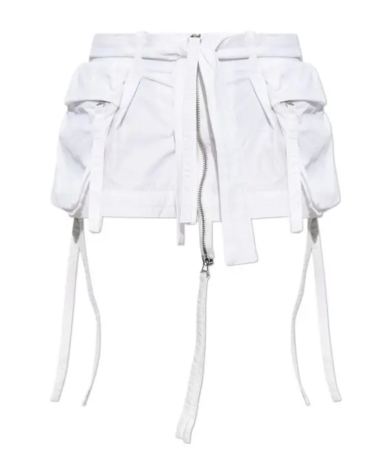 Dsquared2 Belted Utility Shorts - White