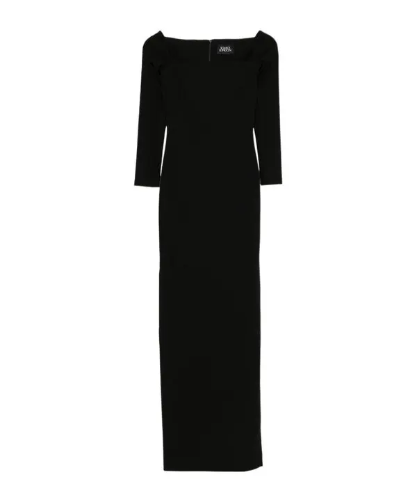 Solace London Lolita Split Maxi Dress - Black