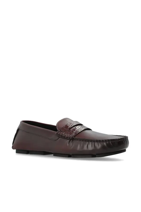 Dolce & Gabbana Dg Logo Plaque Loafers