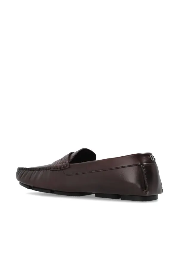 Dolce & Gabbana Dg Logo Plaque Loafers