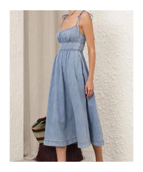Zimmermann Sleeveless Midi Dress - Skylark