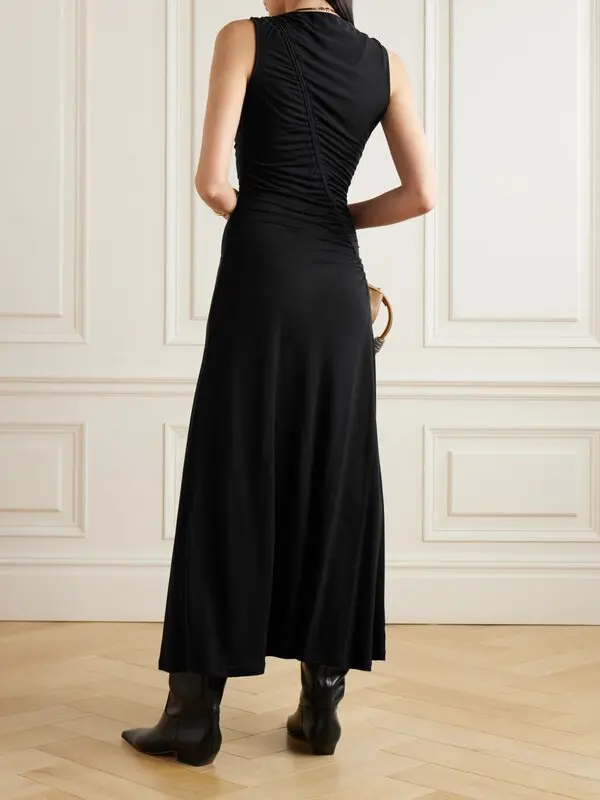 Ulla Johnson Sleeveless Maxi Dress With Pleated Design