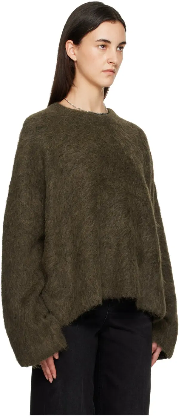 TOTEME Brushed Alpaca-blend Sweater - Black