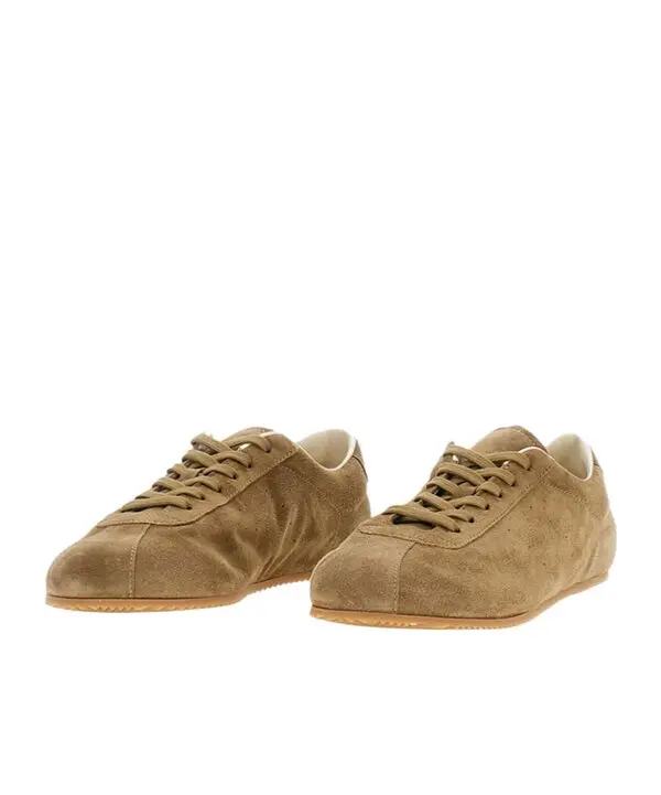 COMMON PROJECTS Suede Leather Lace Up Sneakers - Brown