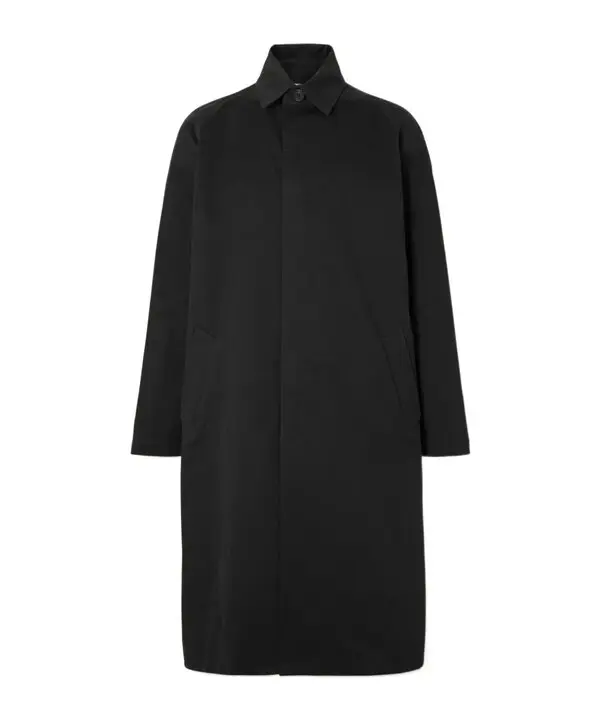 THE ROW Long Cotton Trench Coat With Belted Back