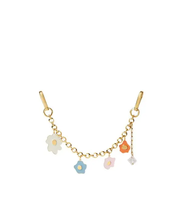 Fendi Sunny Side Flowers Bag Charm - Nude