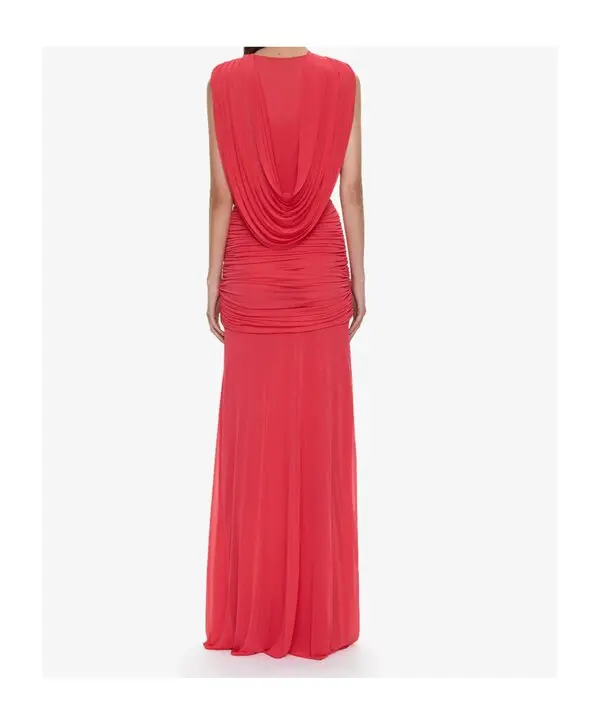 Christopher Esber Ripple Drape Gown - Red