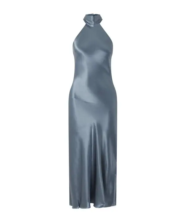 Rixo Spaghetti Strap Midi Dress - Blue