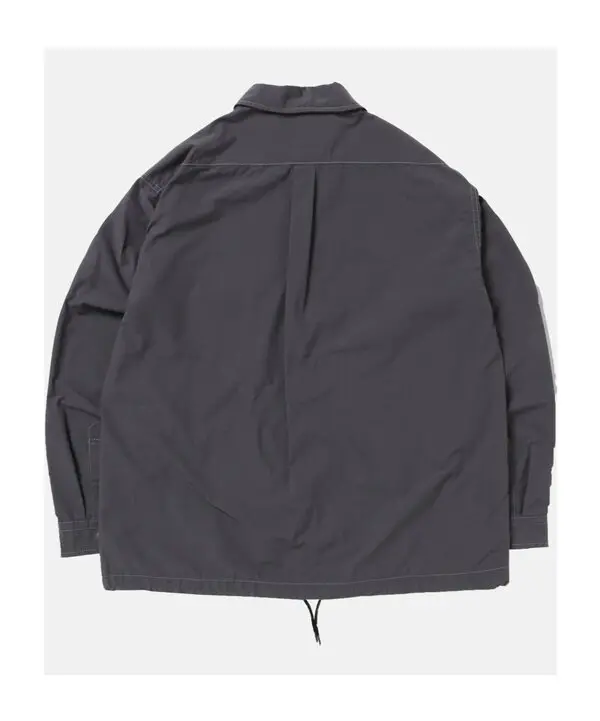 AND WANDER Technical Shirt Jacket - Black
