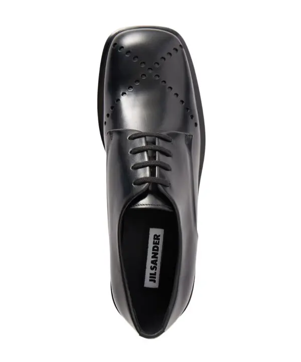 JIL SANDER Square-toe Lace-up Shoes
