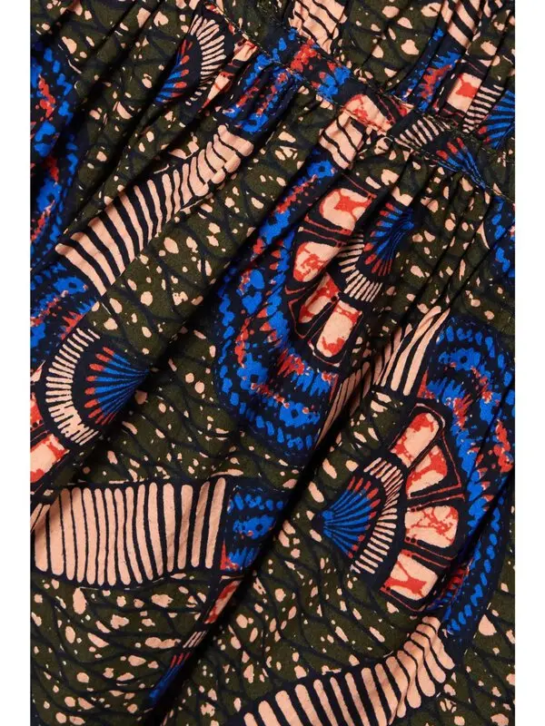 Ulla Johnson Printed Puff Sleeve Midi Dress
