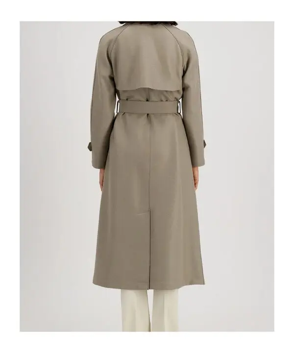 Harris Wharf London Long Raglan Trench Coat