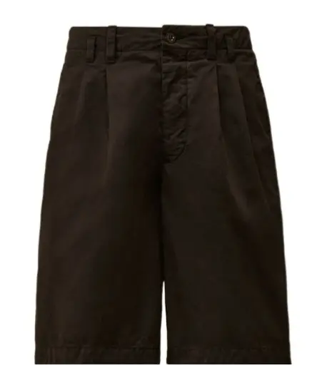 C.P. COMPANY Pleated Tailored Shorts - Black