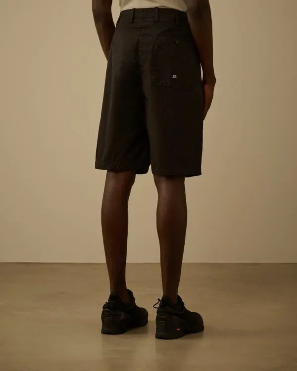 C.P. COMPANY Pleated Tailored Shorts - Black